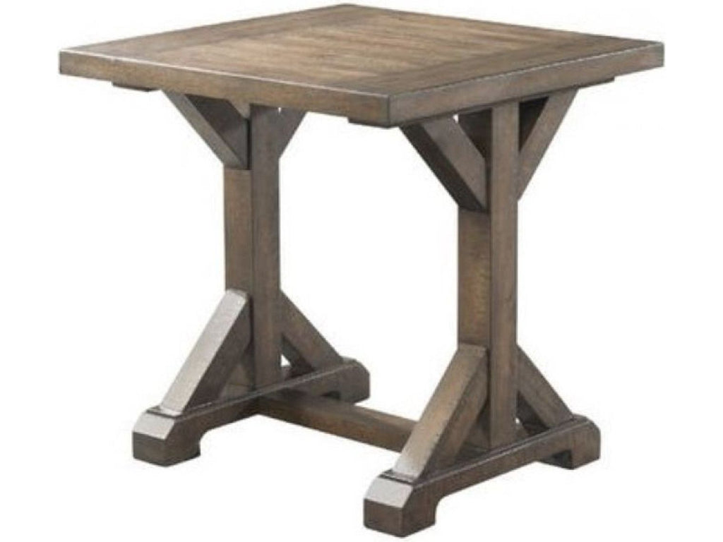 Elements Rustic Square End Table - Brown TFN-100TET | Schleider ...