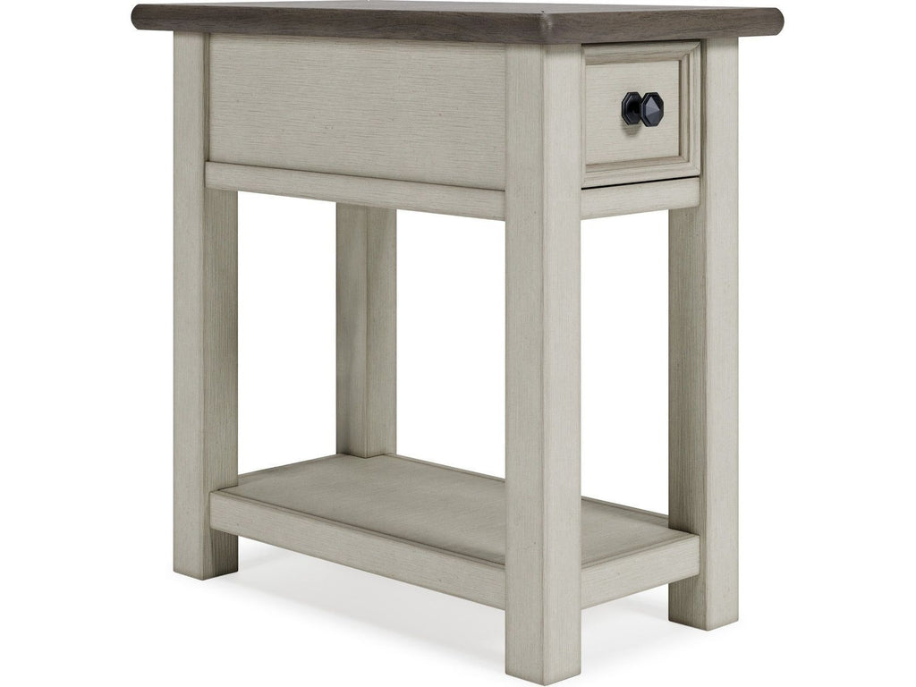 Bolanburg Chair Side End Table - Grey/White - T637-107 | Schleider ...